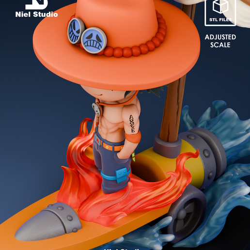 3D file ACE ONE PIECE ♠️ ・3D printing idea to download・Cults