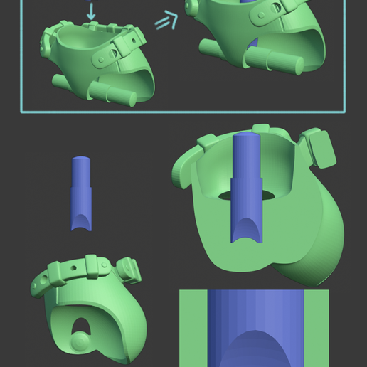 ♀️ Kozma Spiral Knights・ 3D File for 3D printing・Cults
