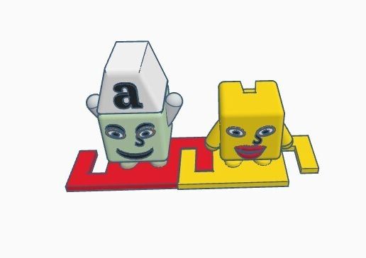 🚸 alpha blocks・ STL File for 3D printing・Cults