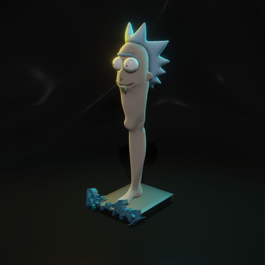 🦵 Leg Rick Leg Rick from Rick and morty figure 3D・Free STL File for 3D ...