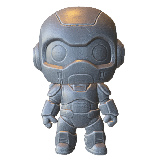 🤖 Chibi Sci-Fi Robot Figurine・ STL File for 3D printing・Cults