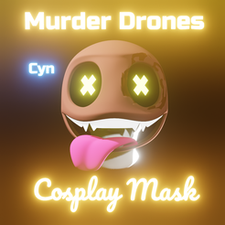 STL file Murder Drones Mask for Cosplay 🎭 ・3D printing template to download・Cults