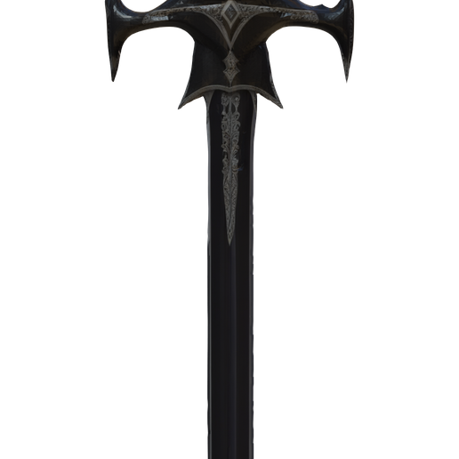 🗡️ Shadowfang – Dark Fantasy Warrior Sword・ 3D File for 3D printing・Cults