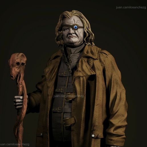👁️ Alastor (mad eye) moody HARRY POTTER MOVIE・ 3D File for 3D printing ...