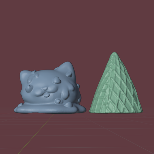 Fichier STL Mint Ice Cream Cone Cat 🧊 ・Objet imprimable en 3D à ...