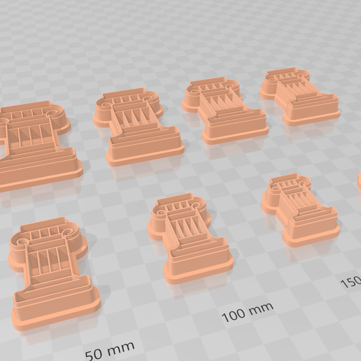 3D file Column 2 Clay Cutter - Ancient Greek Roman STL Digital File ...