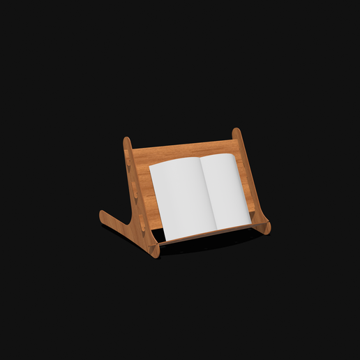 📚 Adjustable 3D Printed Book Stand – Ergonomic Reading Holder・Free 3D ...