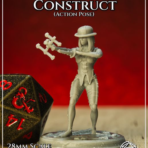 ♀️ Marionette Construct (Action)・ STL File for 3D printing・Cults