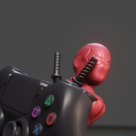 🕹️ CONTROLLER HOLDER / Deadpool joystick・ STL File for ・Cults