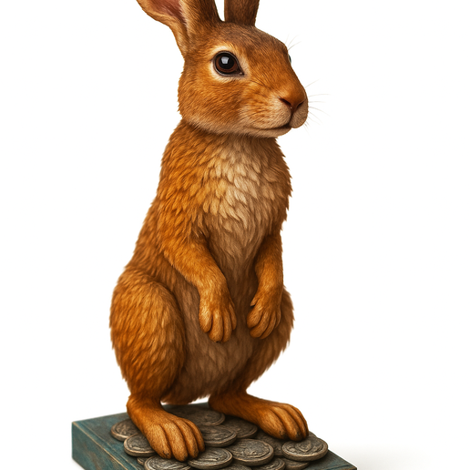 🐇 Cute Rabbit Standing・Free STL File for 3D printing・Cults