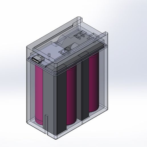 ⭐ United Star PRC-148 (MBITR) Battery USB-C charging・ STL File for 3D ...