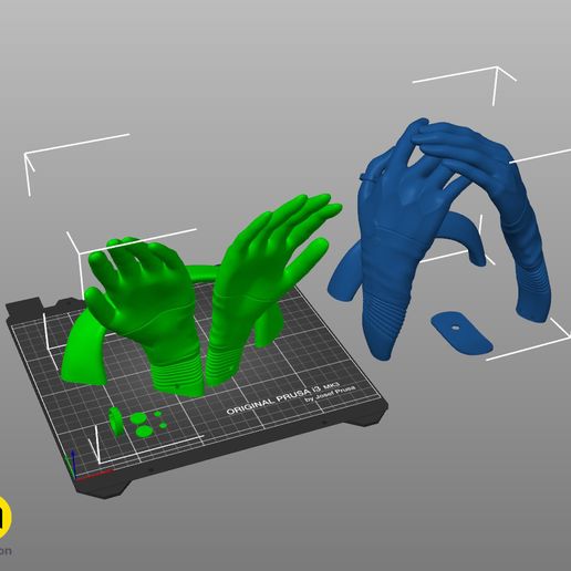 🧤 Death Stranding 2 Fragile Gloves Mask・ 3D File for 3D printing・Cults