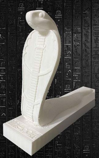 👑 Egyptian cobra naja iaret from Tutankhamun 3D Printable model・3D ...