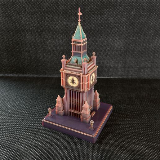 🏴󠁧󠁢󠁥󠁮󠁧󠁿 Big Ben Scaled・Archivo STL para Impresión 3D・Cults