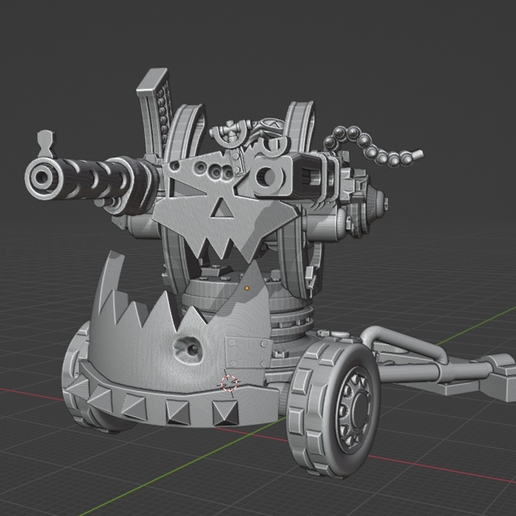 👊 ORC WAR LORD IN MECHA ARMOR BY YGRECK・ 3D File for 3D printing・Cults