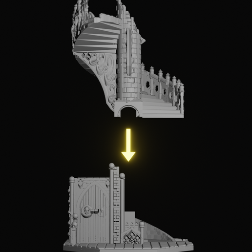 🏰 INFINITE PALACE - RUIN・ 3D File for 3D printing・Cults