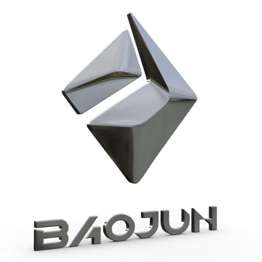 STL file baojun new logo 🆕 (OBJ)・Template to download and 3D print・Cults