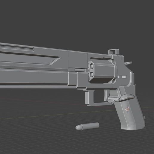 🎲 Helldivers P-4 Senator Functional Revolver・ 3D File for 3D printing・Cults