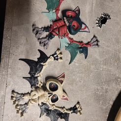 3D print Flexi Print In Place Skeletal Bat • made with Elegoo Neptune 3 ...