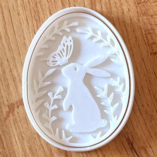 🍪 Bunny Cookie Cutter, Imprint Cookie cutter, Easter Bunny, Shape ...