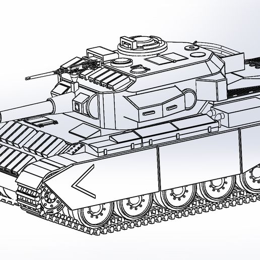 🇮🇱 Israel Army Sho't Kal Dalet Tank・ STL File for ・Cults