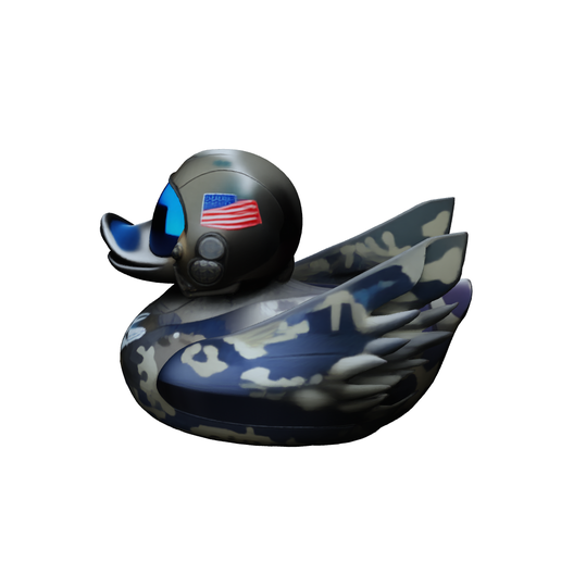 🦆 duck fighter pilot・ STL File for 3D printing・Cults