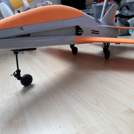 🛬 Spring-loaded retrofit landing gear for RC-aircraft up to 1Kg!・ 3D ...