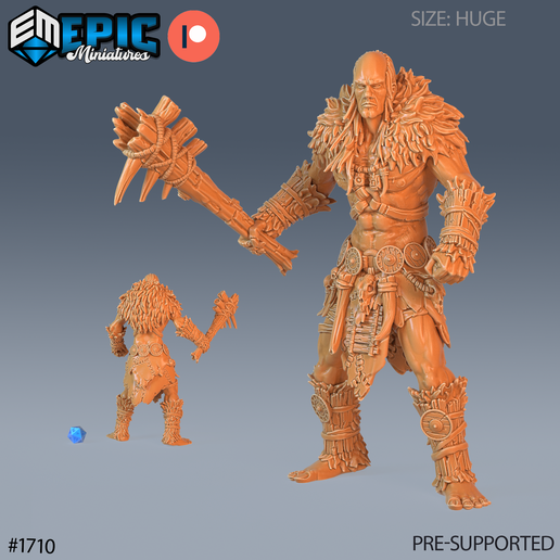 🎲 Stone Giant Club ‧ DnD Miniature ‧ Tabletop Miniatures ‧ Gaming ...