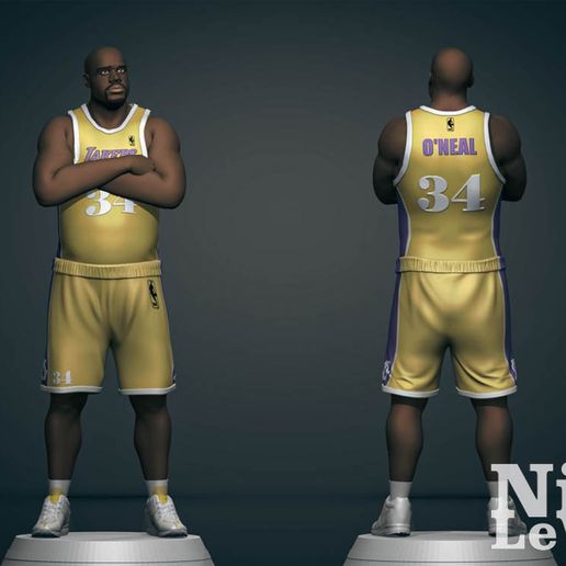 🏀 Shaquille O' Neal 3D Printable 2・ STL File for ・Cults
