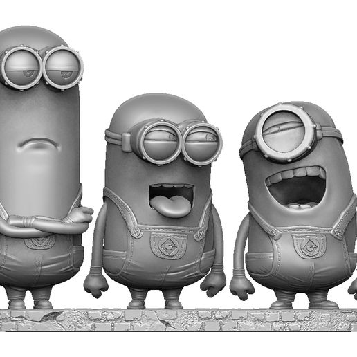 🍌 DESPICABLE ME SET FOR 3D PRINT・ STL File for 3D printing・Cults