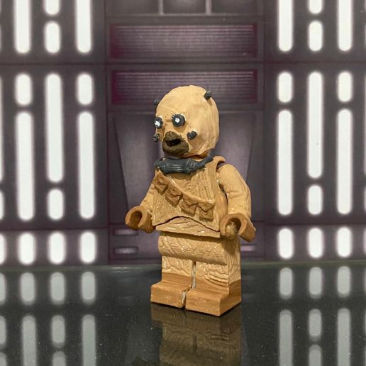 🧱 Llavero articulado estilo ladrillo tusken raider star wars・Archivo ...