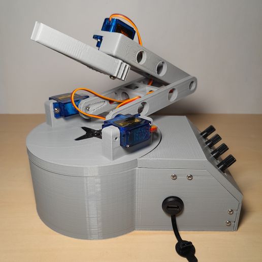 🤖 Robot arm・Archivo STL para Impresión 3D・Cults
