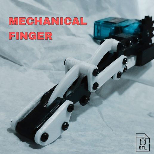 STL file MECHANICAL FINGER 🤖 ・3D printing template to download・Cults