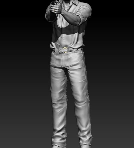 🔫 Martin Riggs Lethal Weapon 3 6th scale Mel Gibson・ STL File for 3D ...