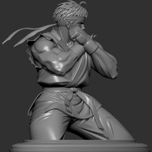 🦬 Ryu - Street fighter・ STL File for 3D printing・Cults
