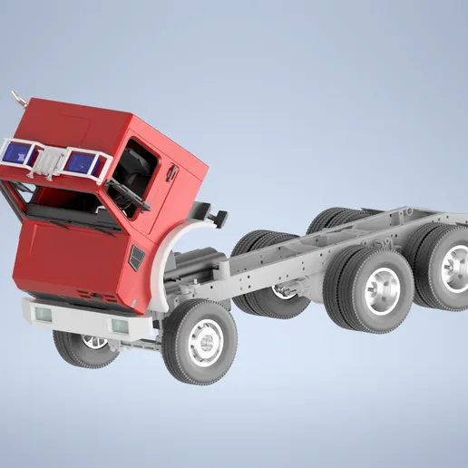 🚚 Fahrerhaus LKW Lkw Kabine 1/14 Unimog・ 3D Datei für 3D-Druck・Cults