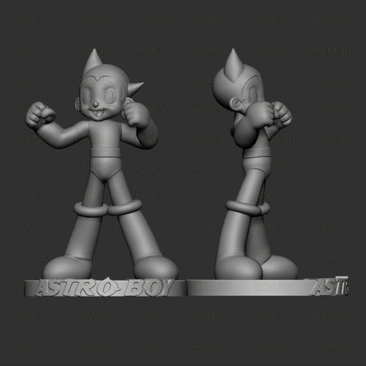 STL file Astro Boy statue 👦 ・3D printable model to download・Cults