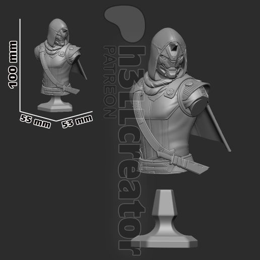 👾 Cayde 6・ STL File for 3D printing・Cults