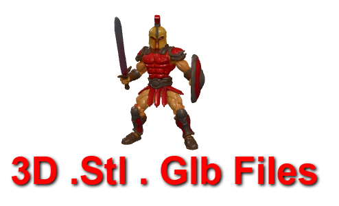🫡 FUN Red Soldier .Stl .Glb for 3D Printer・ STL File for 3D printing・Cults