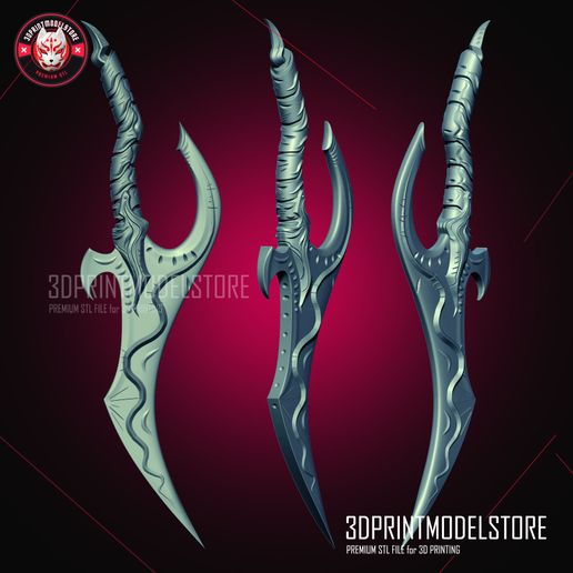 🗡️ Baruka's Dagger Solo Leveling Cosplay Weapon - Premium STL Files・ 3D ...