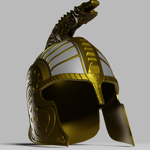 🐉 Dragon Helm Of Dor-Lomin, Turin Turambar・ STL File for 3D printing・Cults