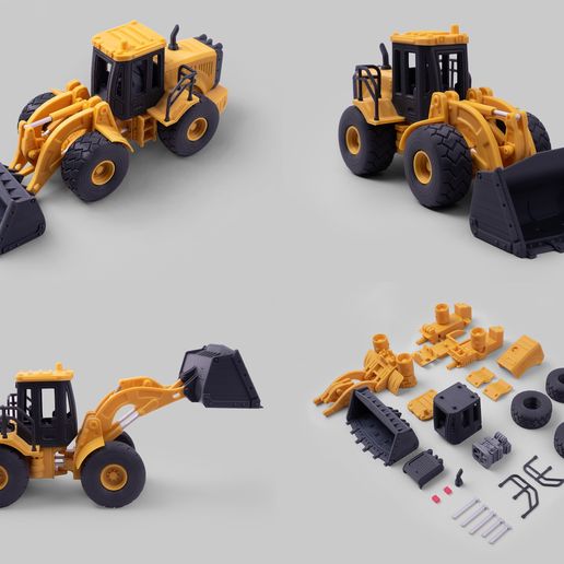 STL file 3D Printed Bulldozer 🚜 ・3D print design to download・Cults