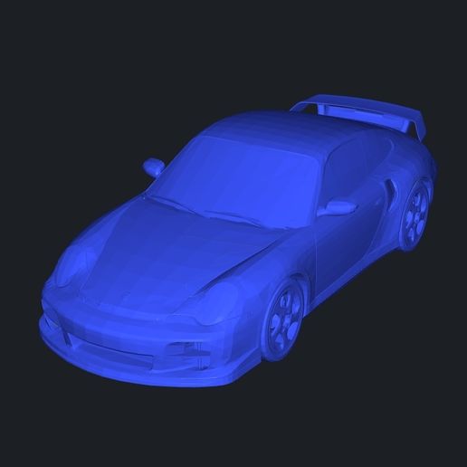 🚗 Porsche 911 GT2・ STL File for 3D printing・Cults