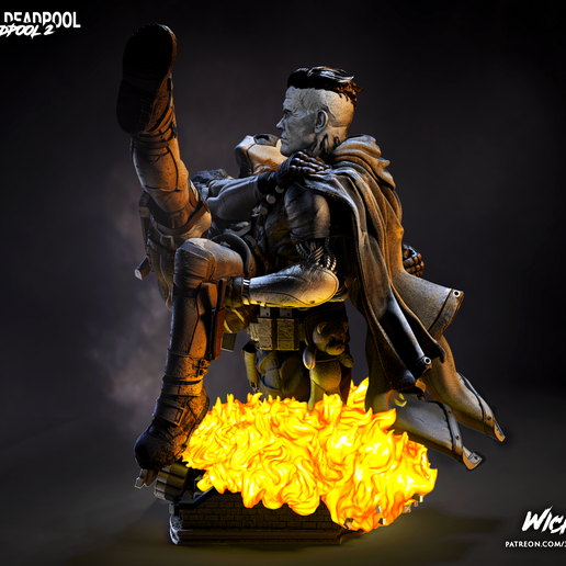 3D file Wicked Marvel Deadpool and Cable Bust: Tested and ready for 3d ...