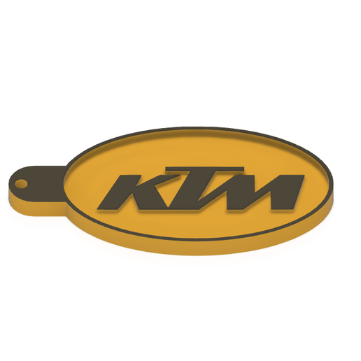 🗝️ KTM Logo Keychain - 3D Model・ STL File for 3D printing and CNC ...