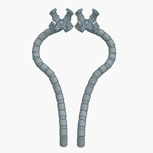 💀 Serviborg Skull Wall Mount・ STL File for ・Cults