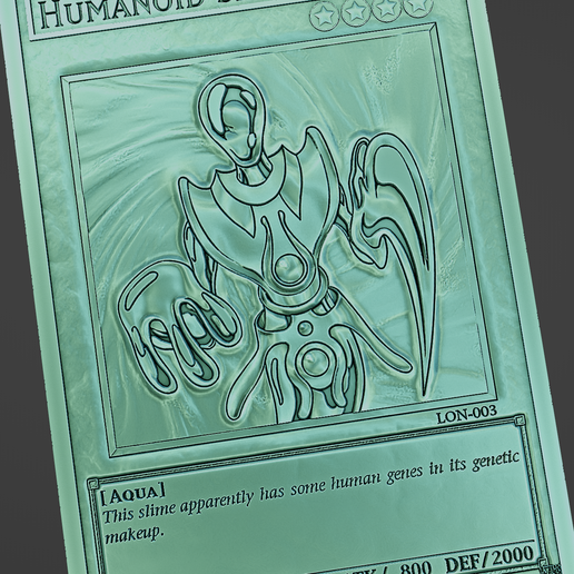 💬 humanoid slime - yu-gi-oh!・Free STL File for 3D printing・Cults