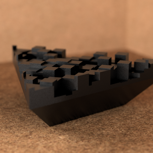 STL file Acoustic Corner Diffuser 🏢 ・Model to download and 3D print・Cults