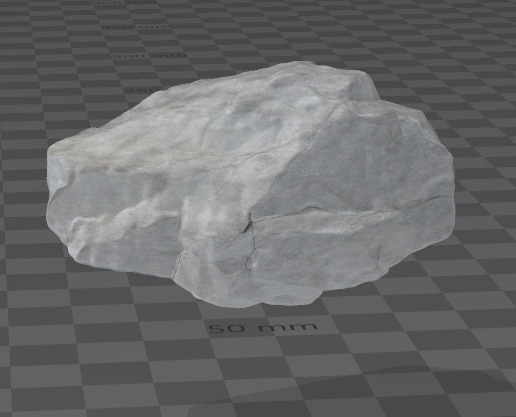 🪨 Simple Rock 3 (STL, OBJ, FBX)・Free STL File for 3D printing・Cults