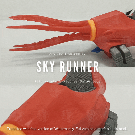 STL file Sky Runner - Destroyer: A Pet for the Moonstar Villain ...